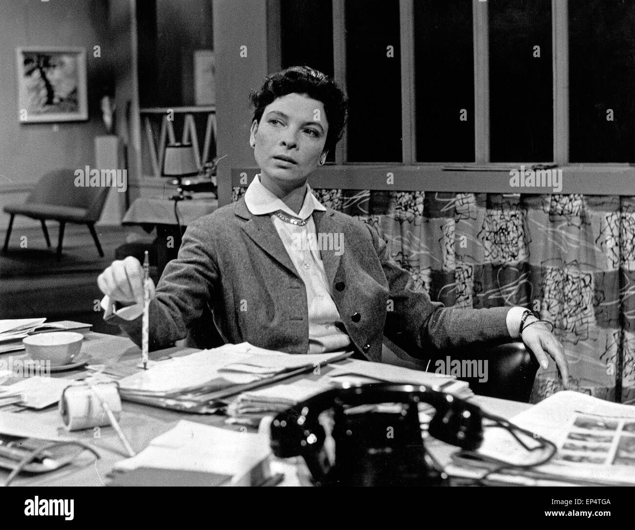 Deutsch schweizerische Schauspielerin Agnes Fink, Deutschland 1960er ...