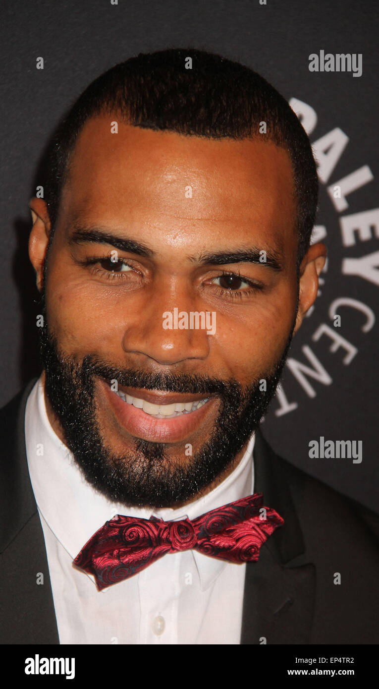 New York, New York, USA. 13th May, 2015. Actor OMARI HARDWICK attends The Paley Center for Media ...