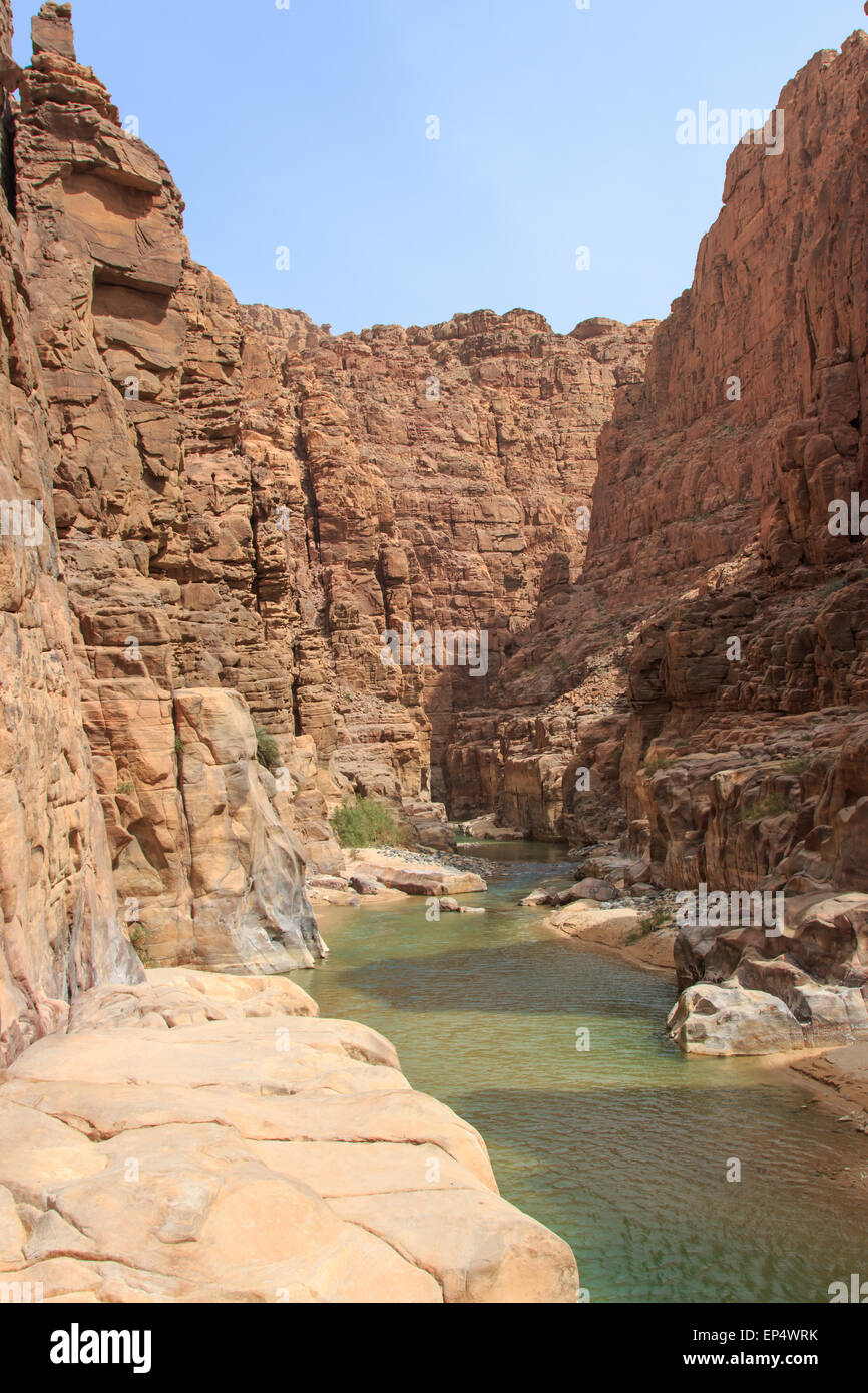 Wadi AL Mujib Stock Photo - Alamy