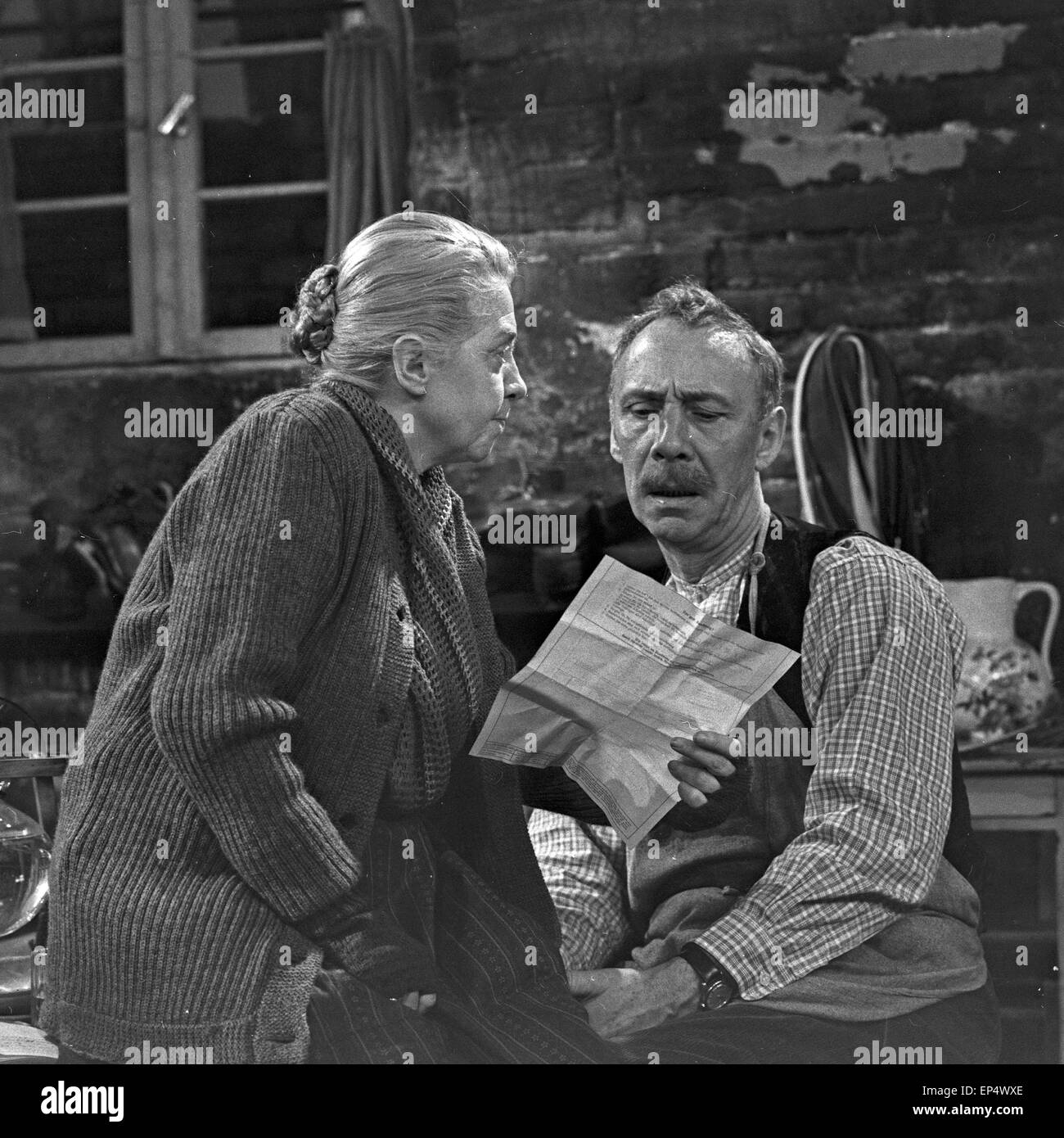 Der rote Hahn, Fernsehfilm, Deutschland 1962, Regie: John Olden ...