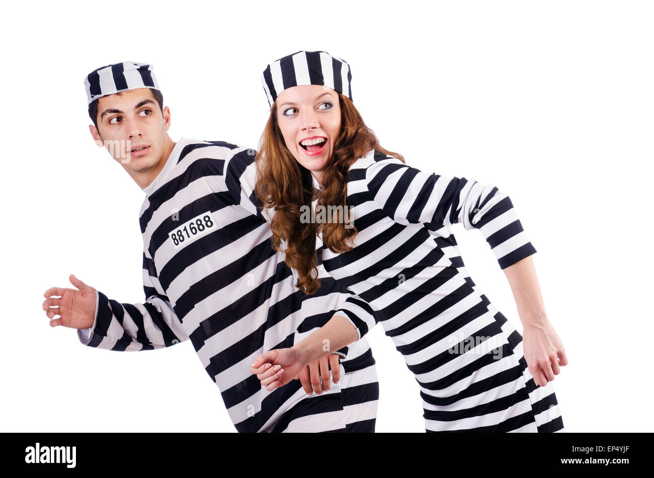 Two handcuffed prisoners hi-res stock photography and images - Alamy