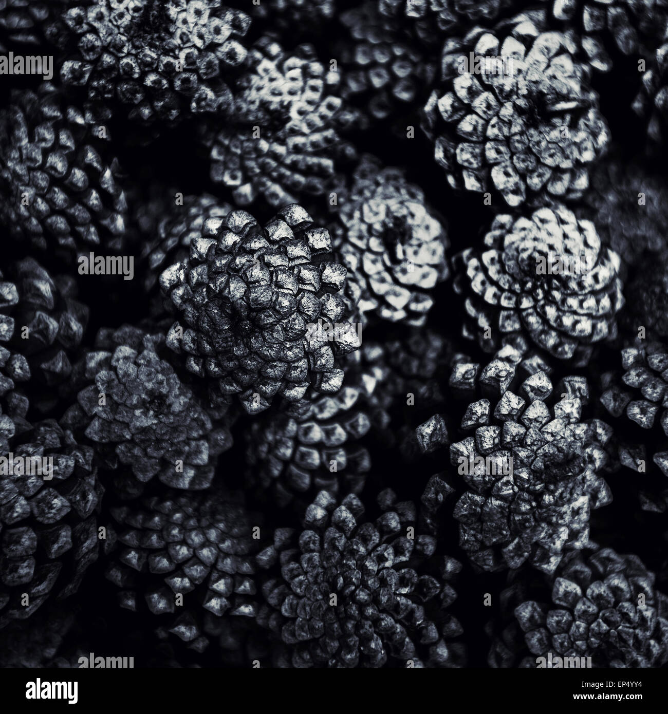 black and white cones background Stock Photo - Alamy