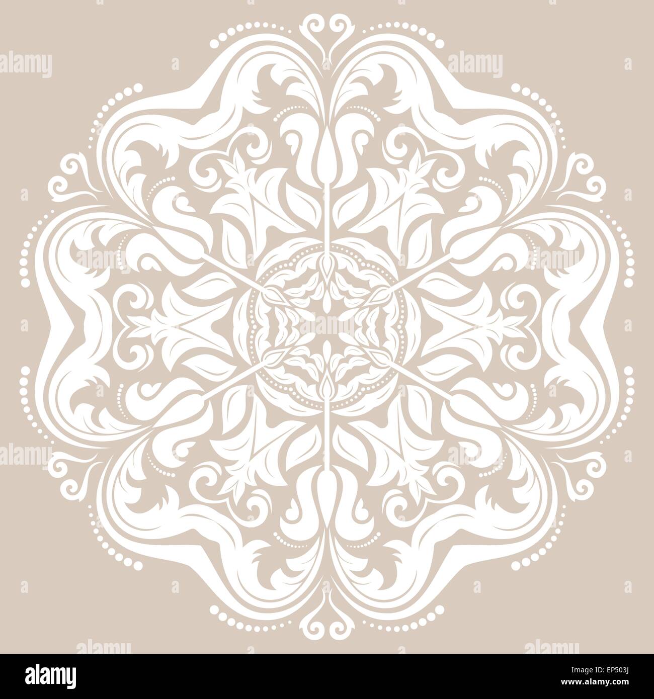 Damask Vector Orient Pattern Stock Vector Image & Art - Alamy