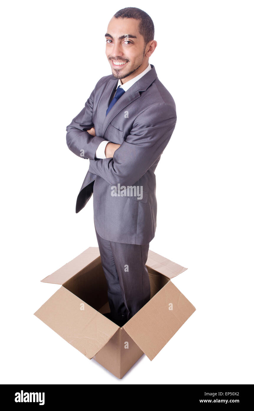 Thinking out of box concept Stock Photo - Alamy
