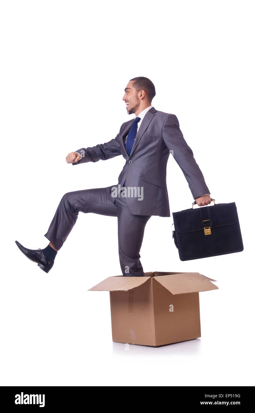 Thinking out of box concept Stock Photo - Alamy