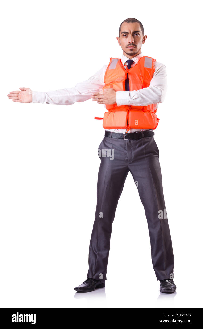 Life saving jacket Cut Out Stock Images & Pictures - Alamy
