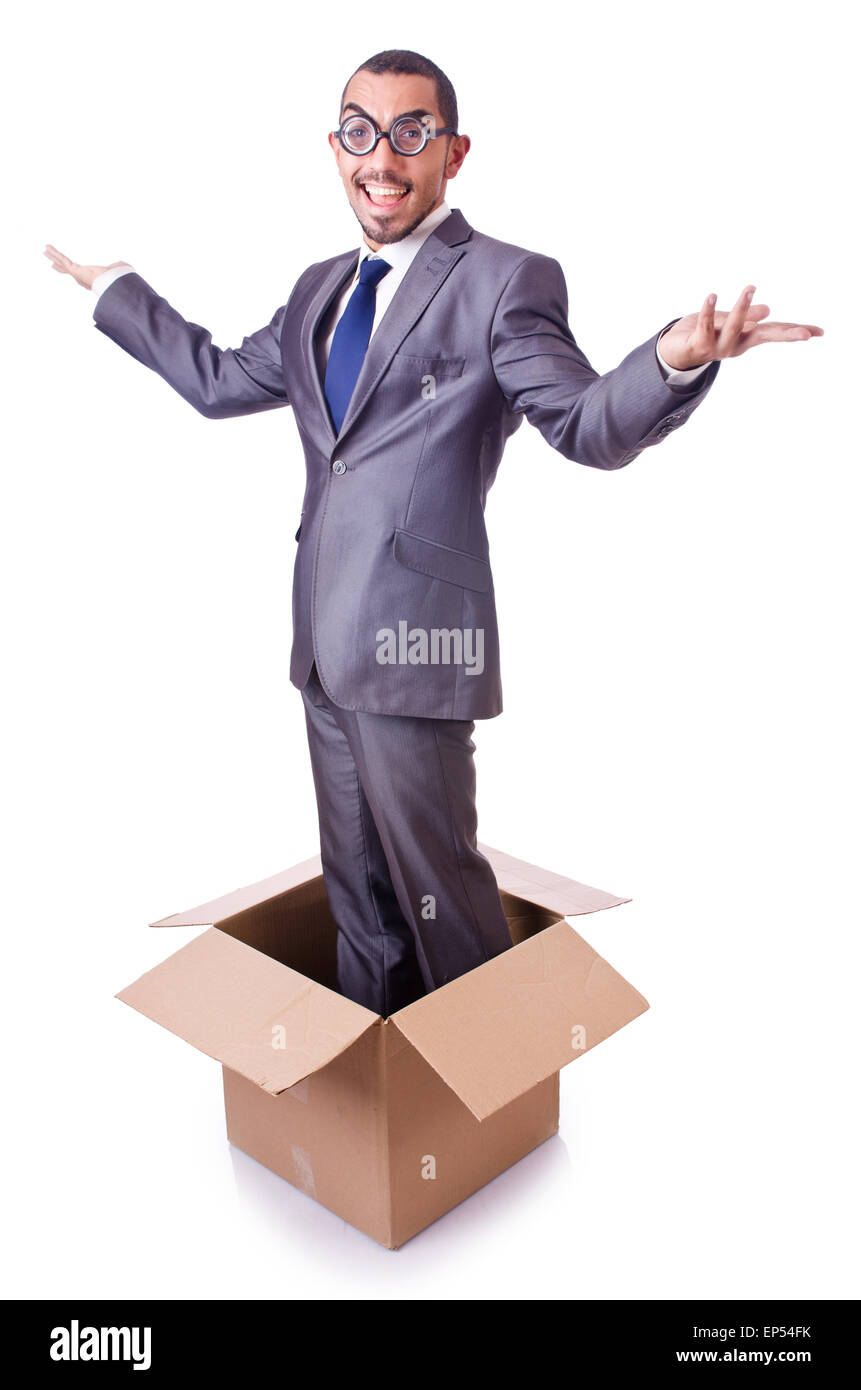 Thinking out of box concept Stock Photo - Alamy