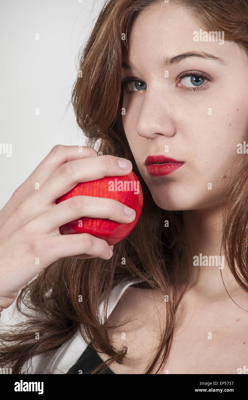 Red Delicious Apple Stock Photo - Alamy