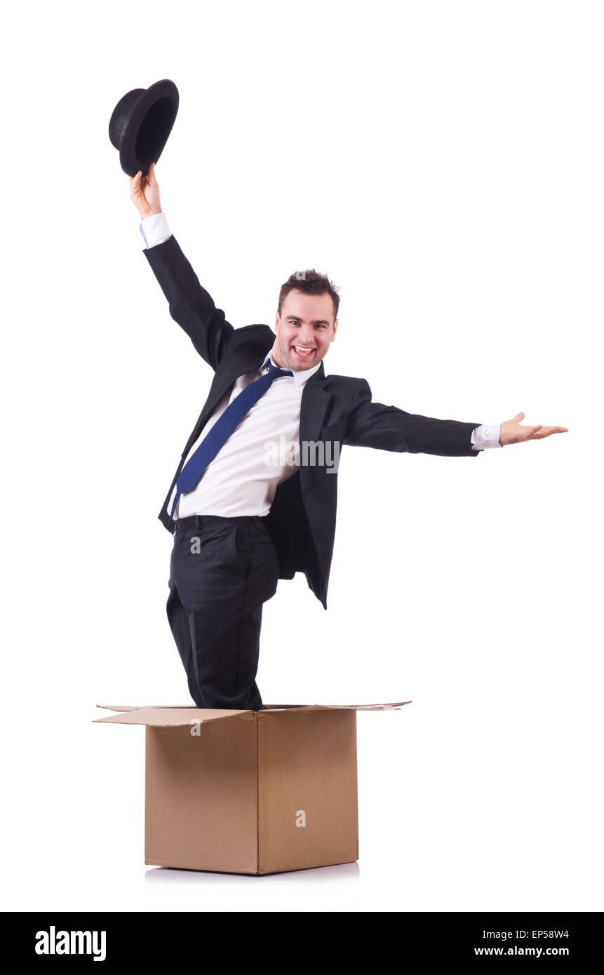 Thinking out of box concept Stock Photo - Alamy