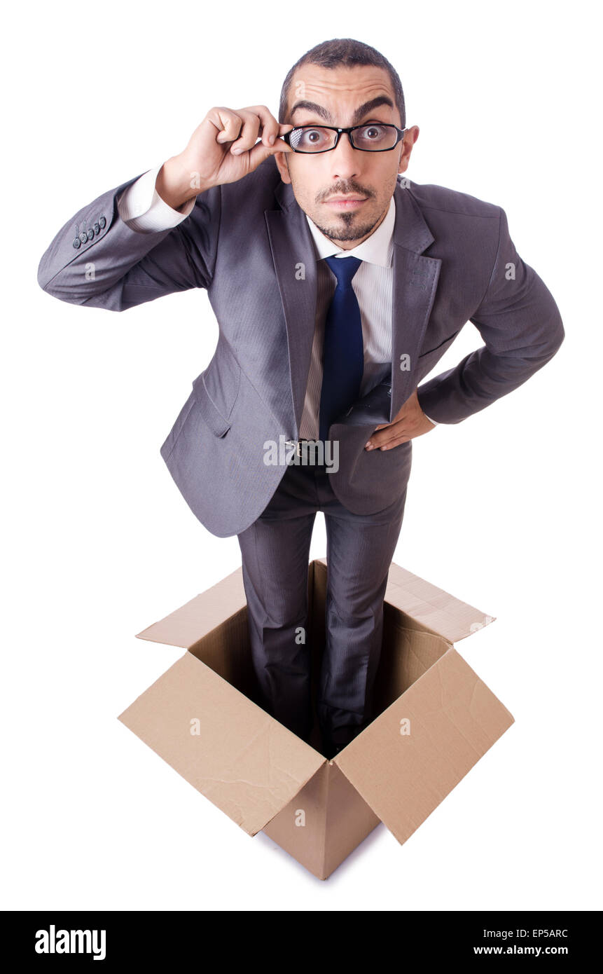 Thinking out of box concept Stock Photo - Alamy
