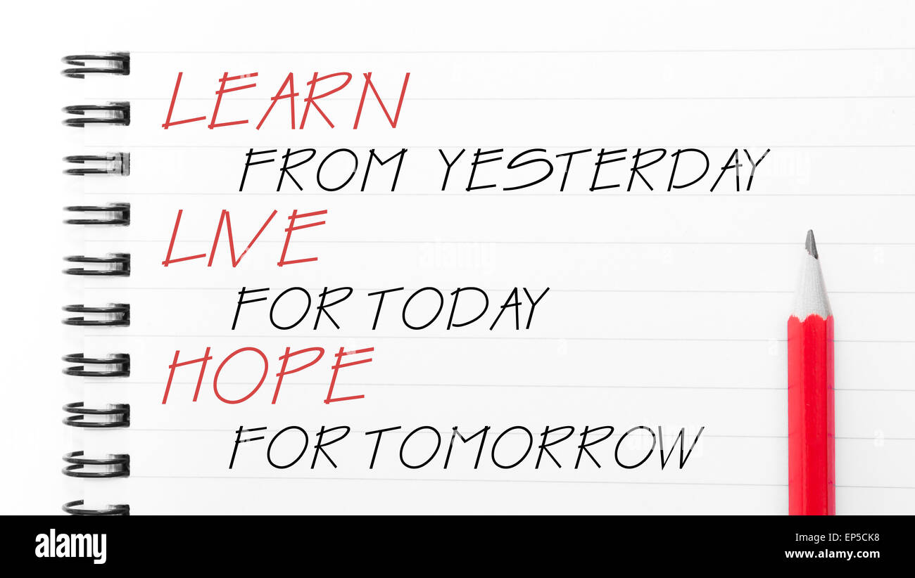 Yesterday Today And Tomorrow Pencil