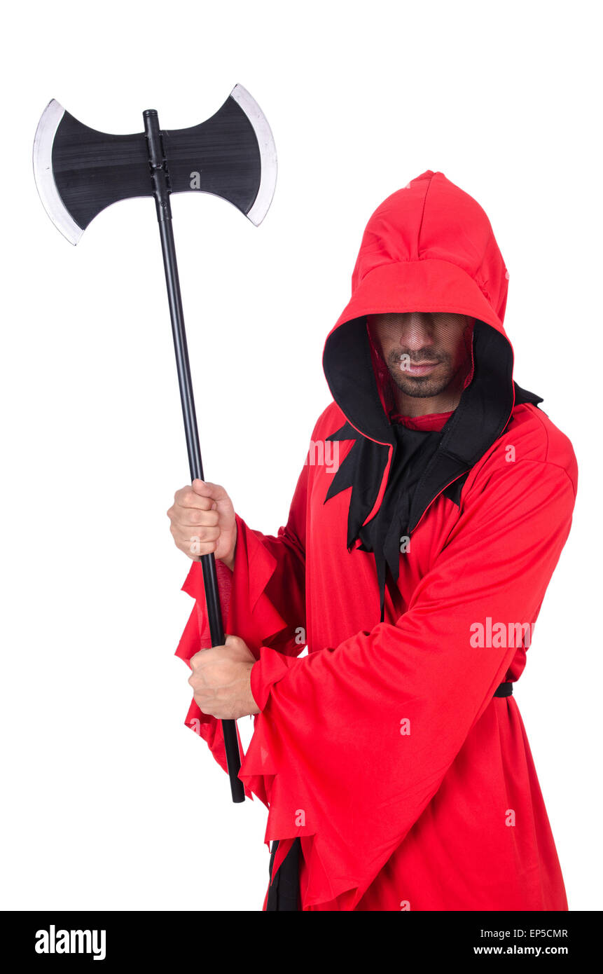 Red masked character hi-res stock photography and images - Alamy