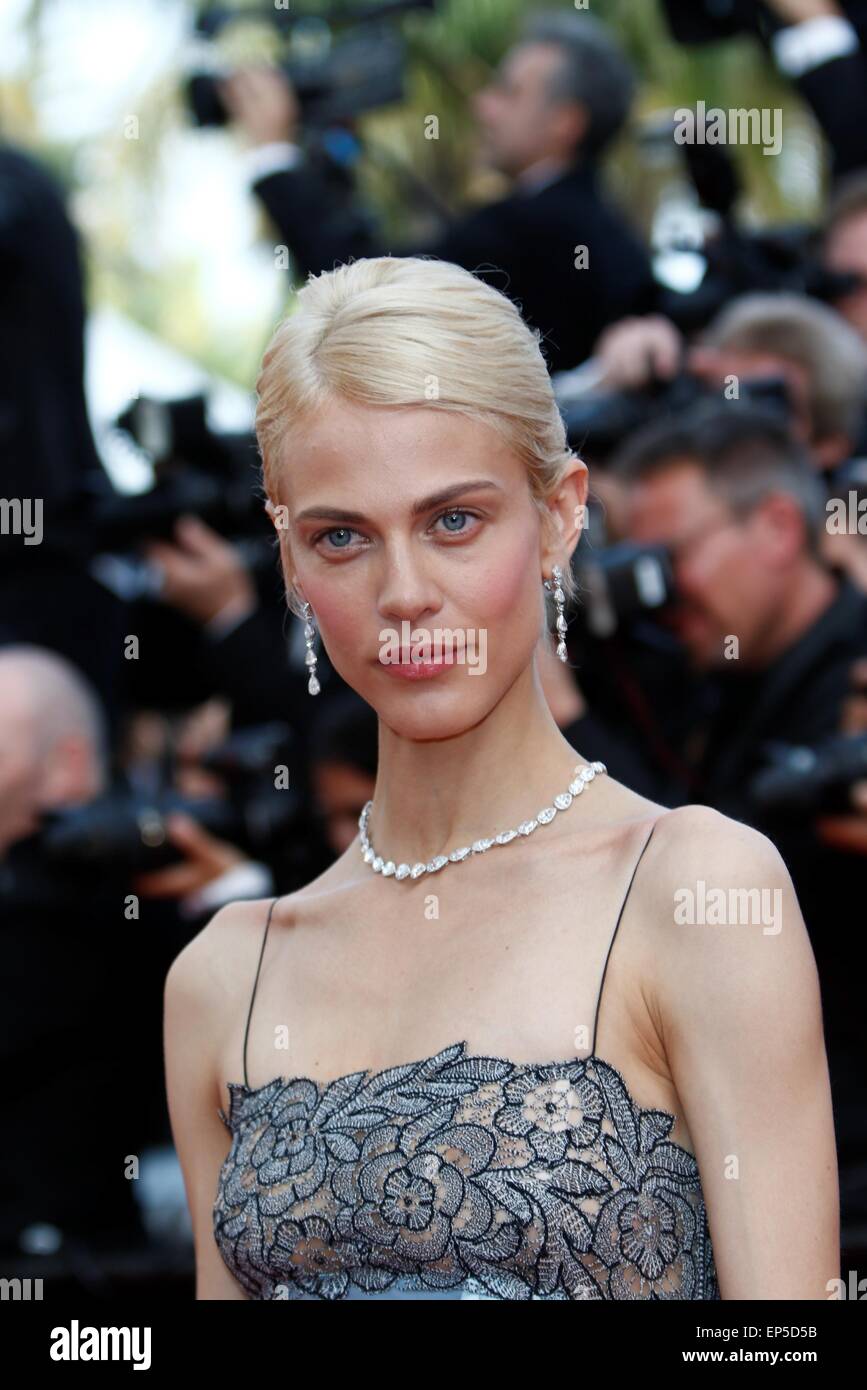 Cannes, France. 13th May, 2015. French model Aymeline Valade attends ...
