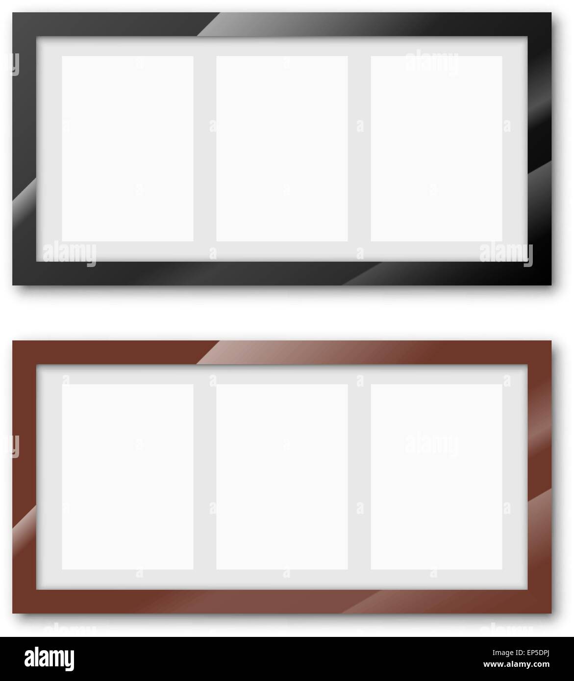 3 photo frames Stock Vector Images - Alamy