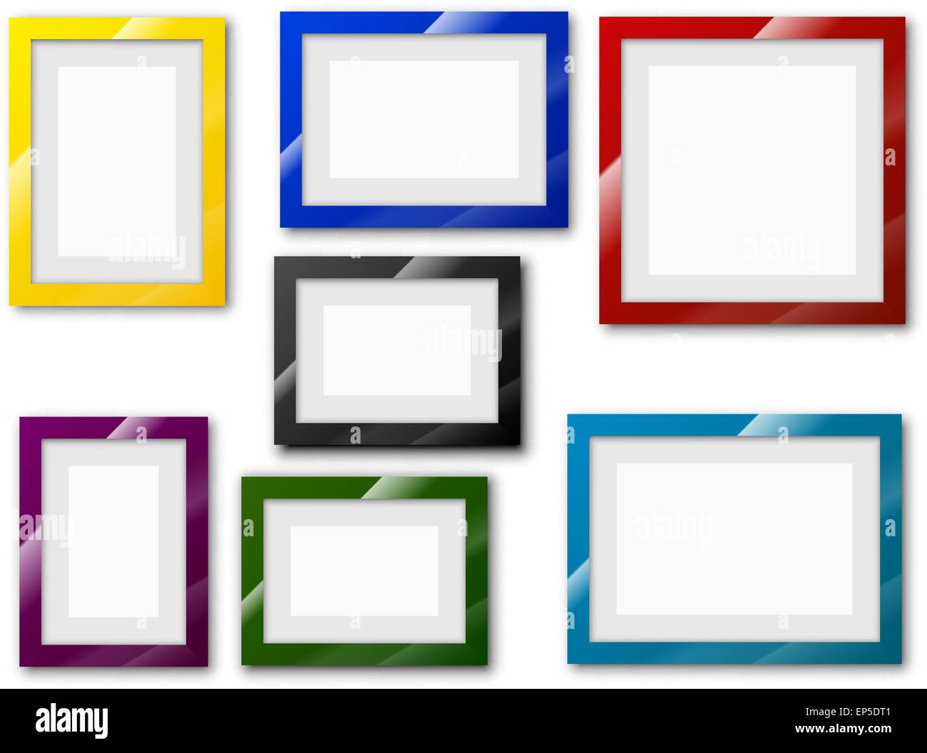 A3 photo frame office Stock Vector Images - Alamy