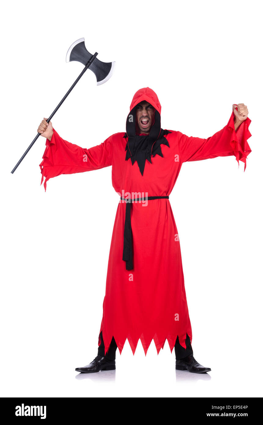 Red masked character hi-res stock photography and images - Alamy