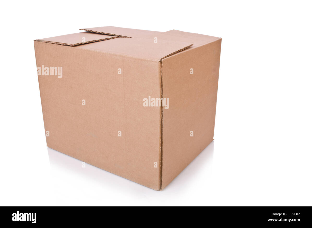 Carton boxes isolated on the white background Stock Photo - Alamy