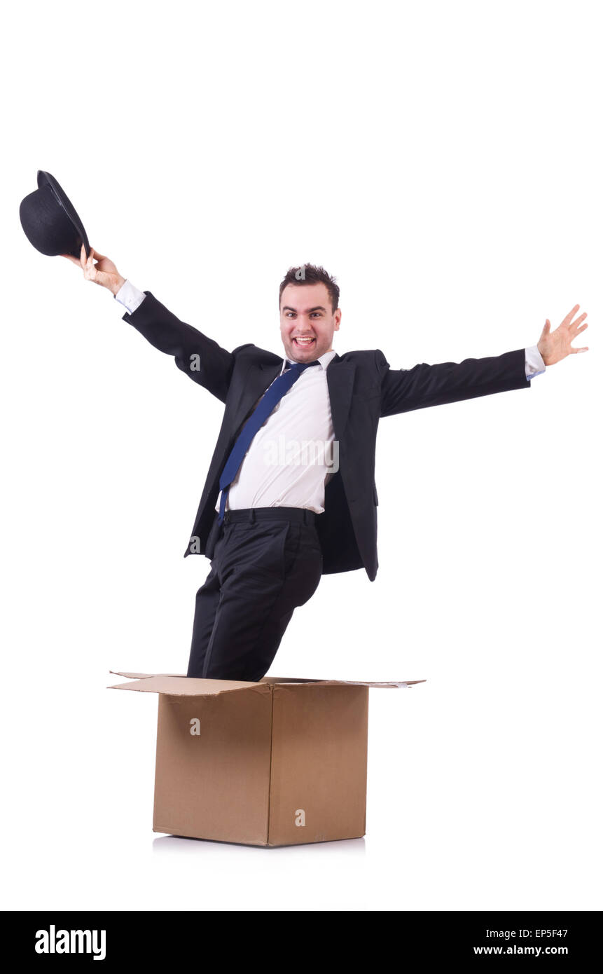 Thinking out of box concept Stock Photo - Alamy
