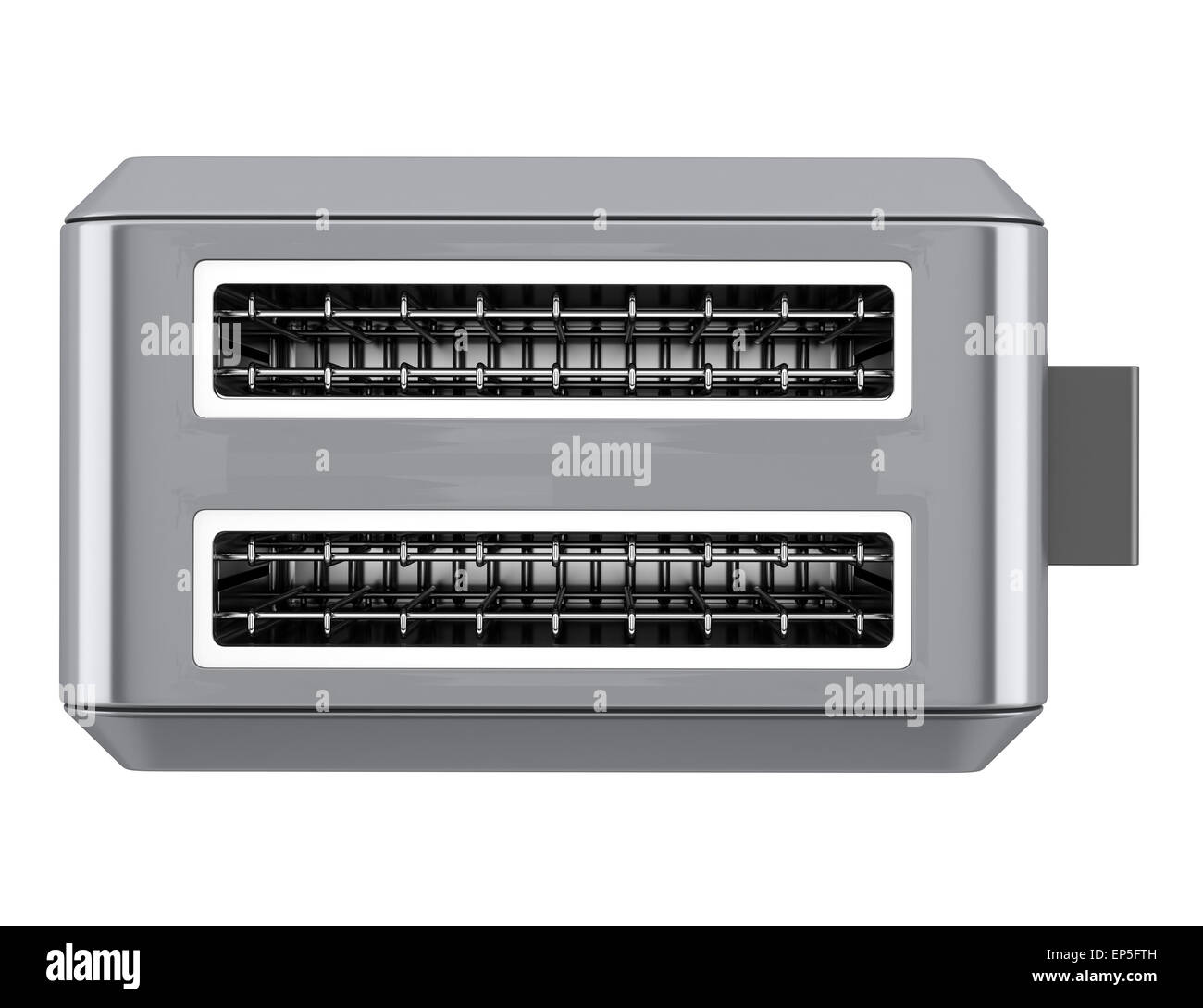 top view of toaster isolated on white background Stock Photo - Alamy