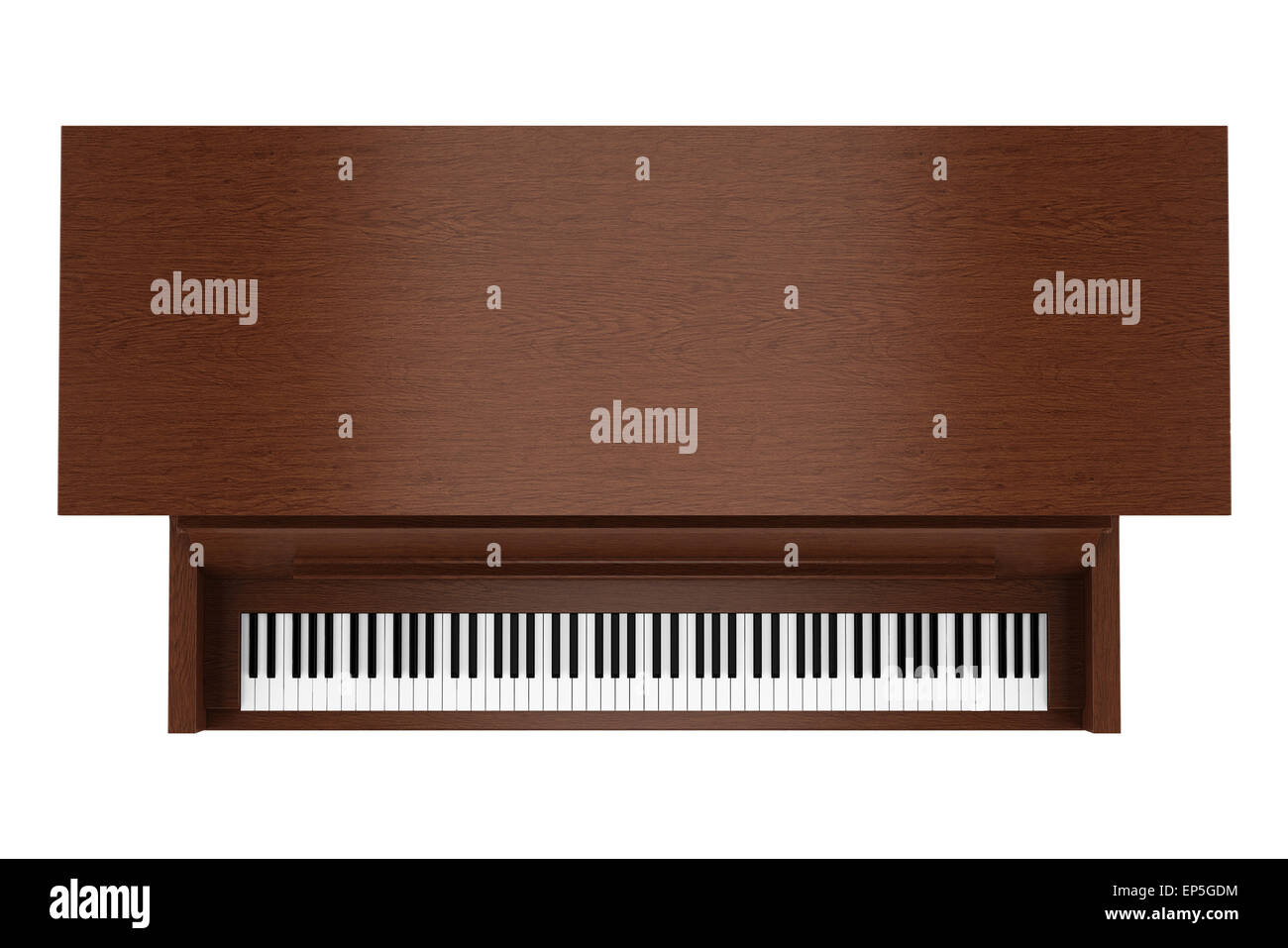 Old upright piano Cut Out Stock Images & Pictures - Alamy