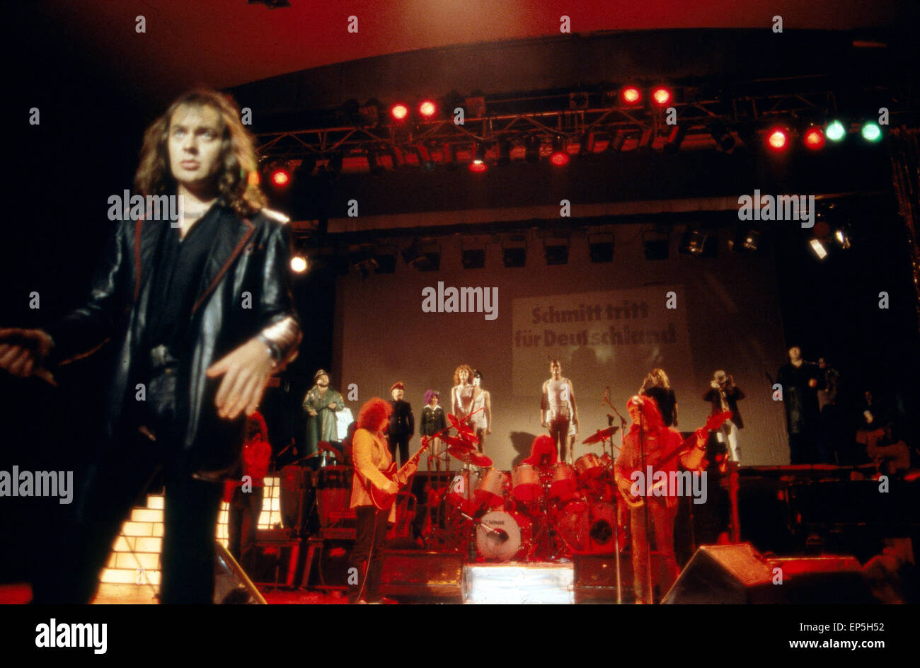 Deutscher Rockmusiker Udo Lindenberg bei einem Konzert, Deutschland ...