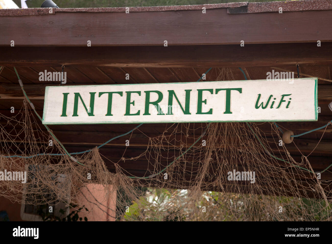 White and Green Internet Wifi Sign Stock Photo - Alamy
