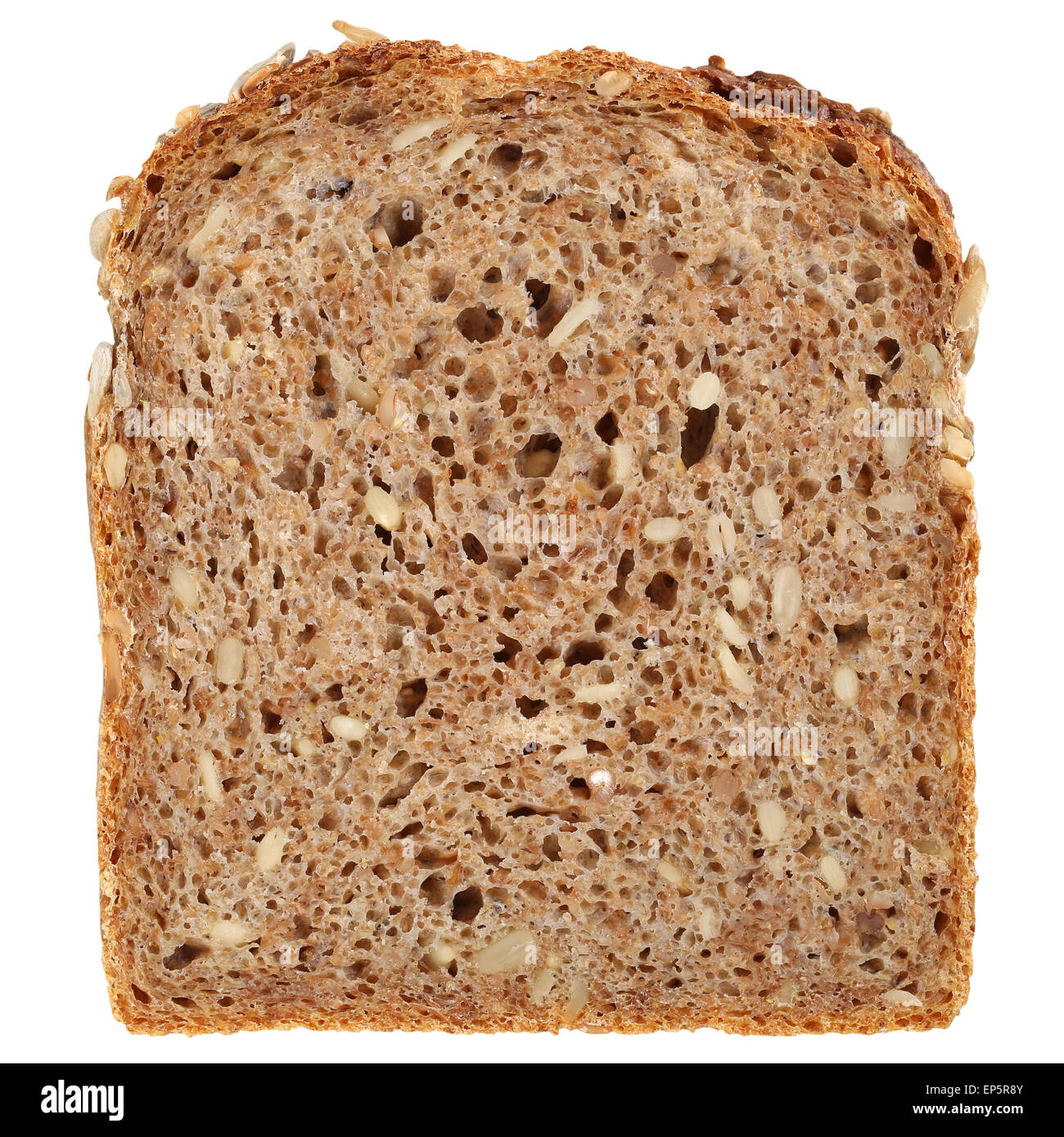 Scheibe vom Vollkornbrot Stock Photo - Alamy