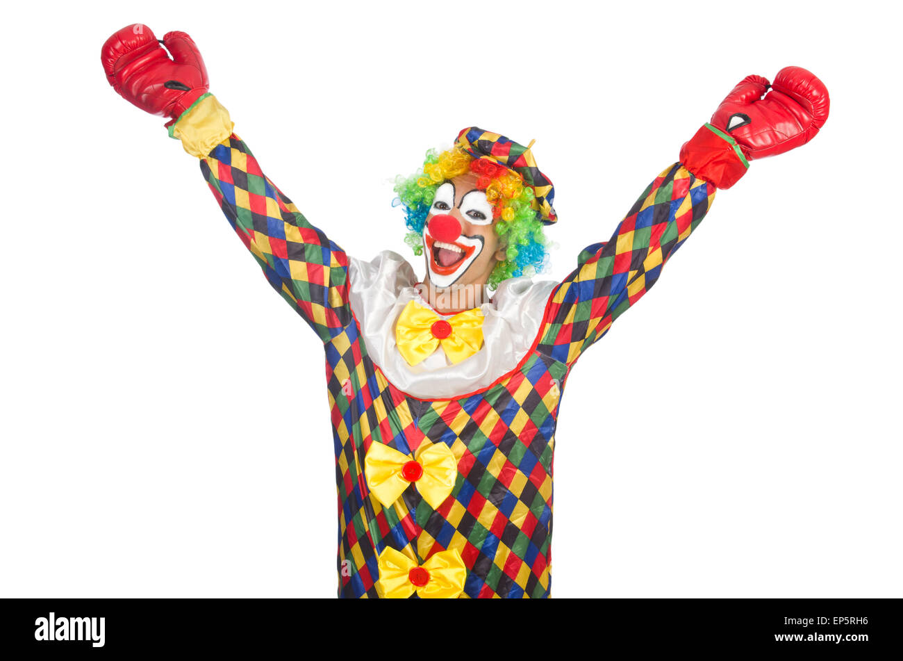 Boxer clown with boxing gloves hi-res stock photography and images - Alamy