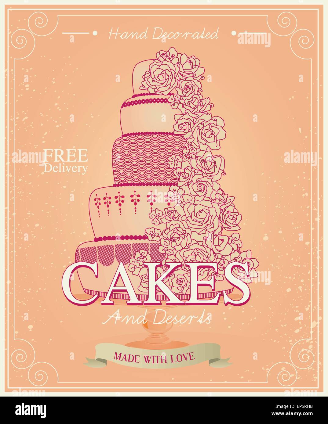 Vintage Advertising Cakes High Resolution Stock Photography and Images ...