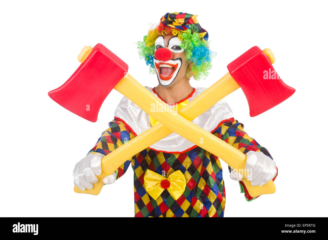 Clown axe isolated on white hi-res stock photography and images - Alamy
