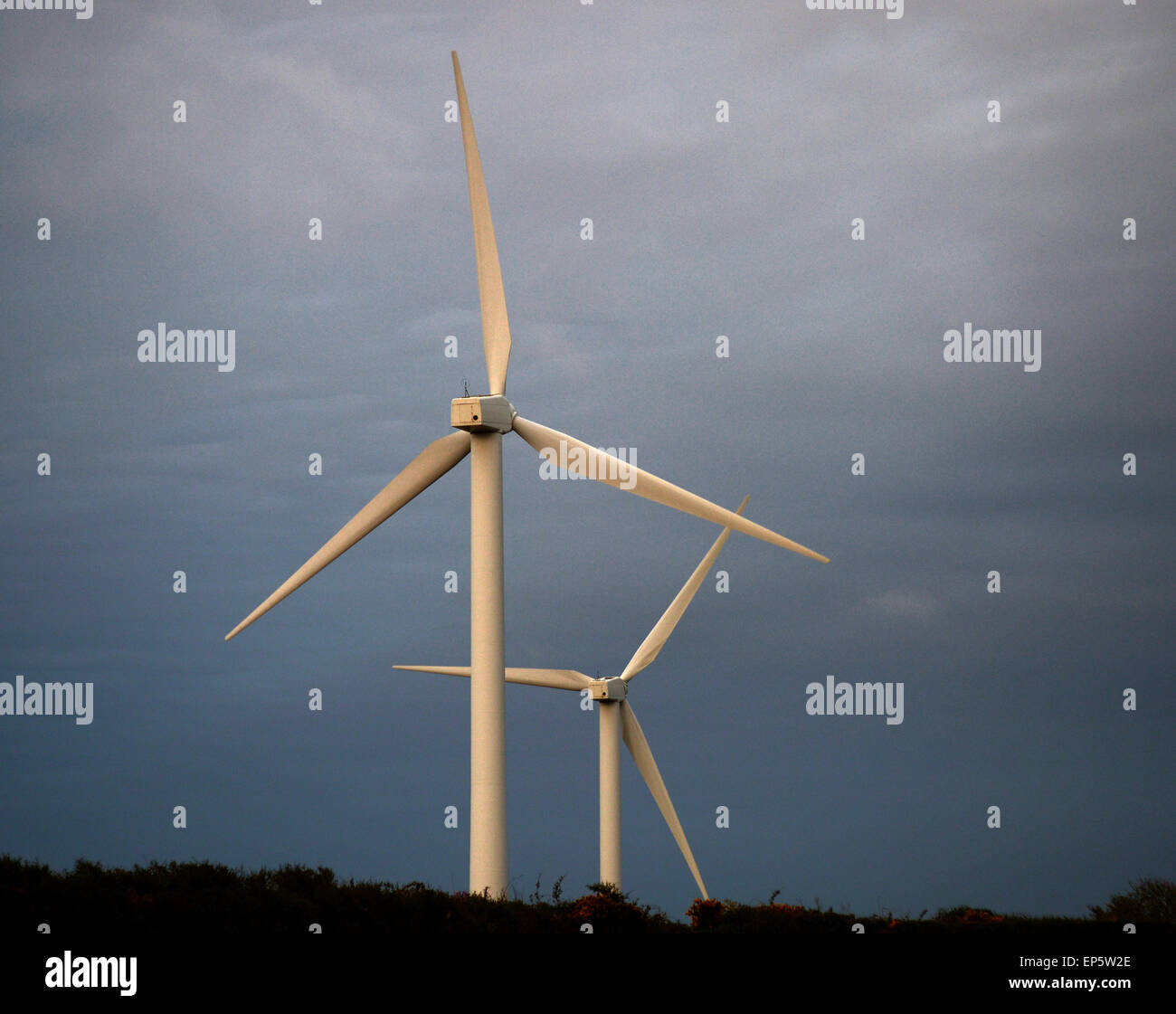 Harnessing wind power in cornwall hi-res stock photography and images ...
