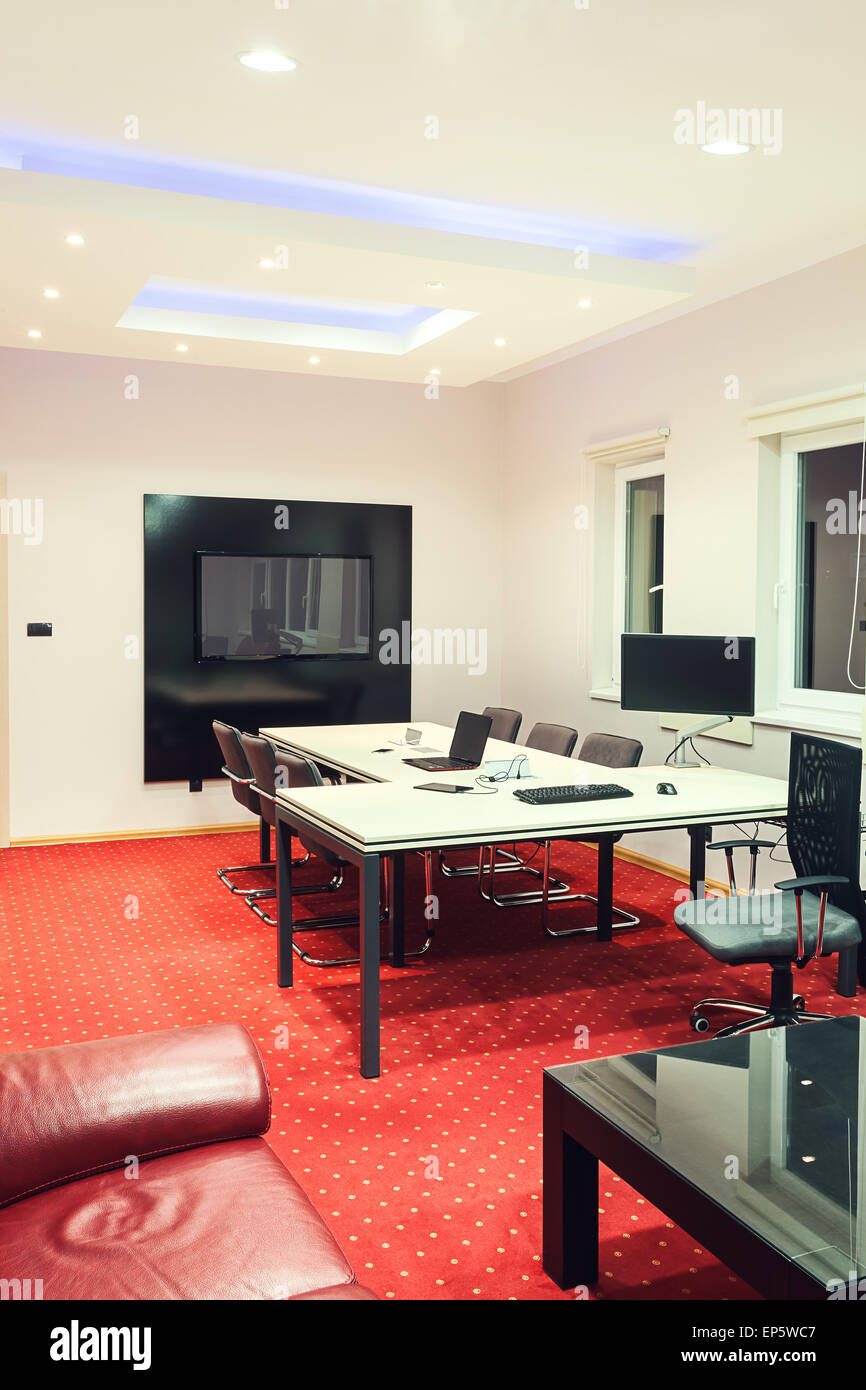 Interior of a manager office, modern design with luxury furniture Stock ...