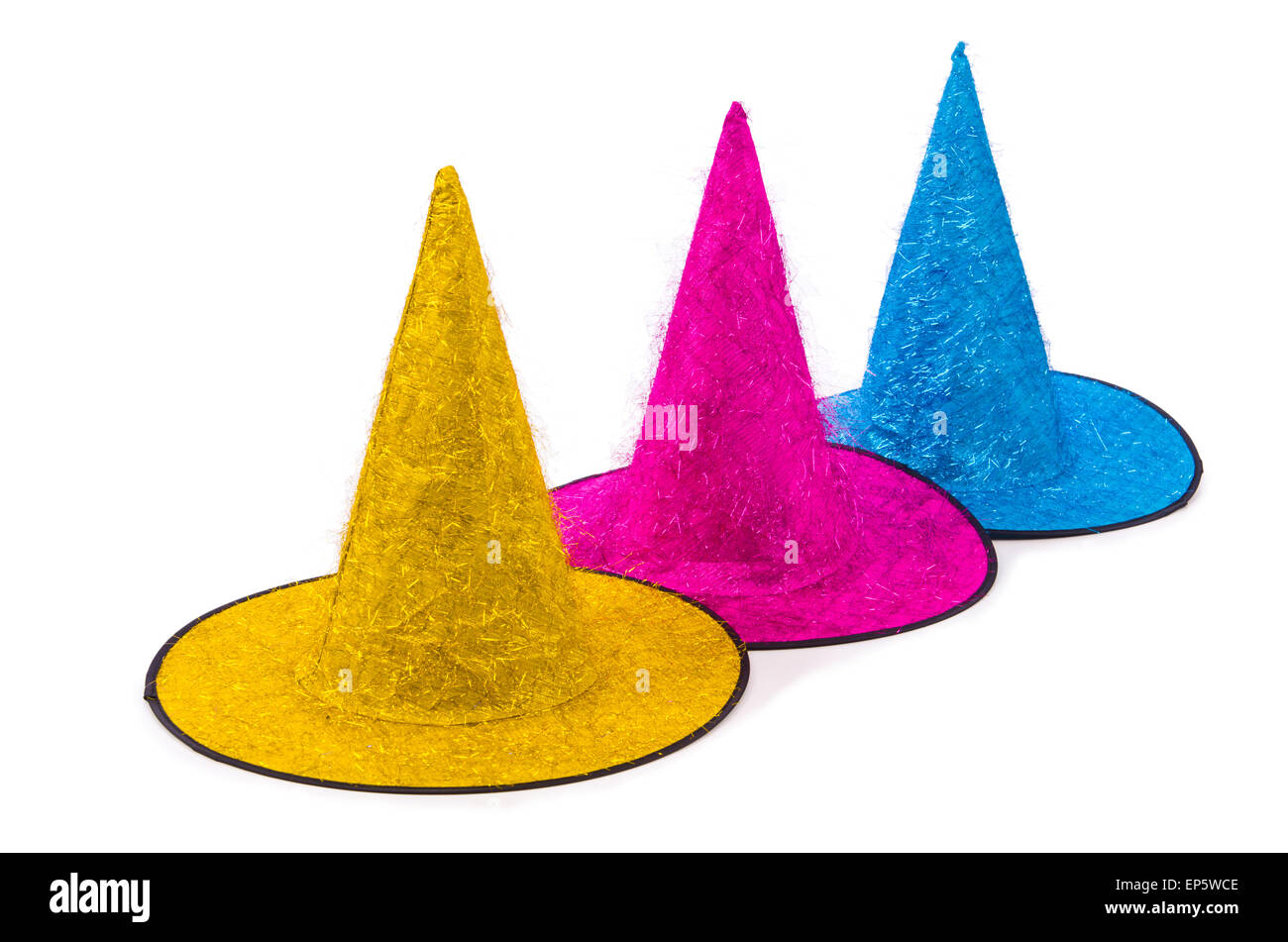 Party hat isolated on white background Stock Photo - Alamy