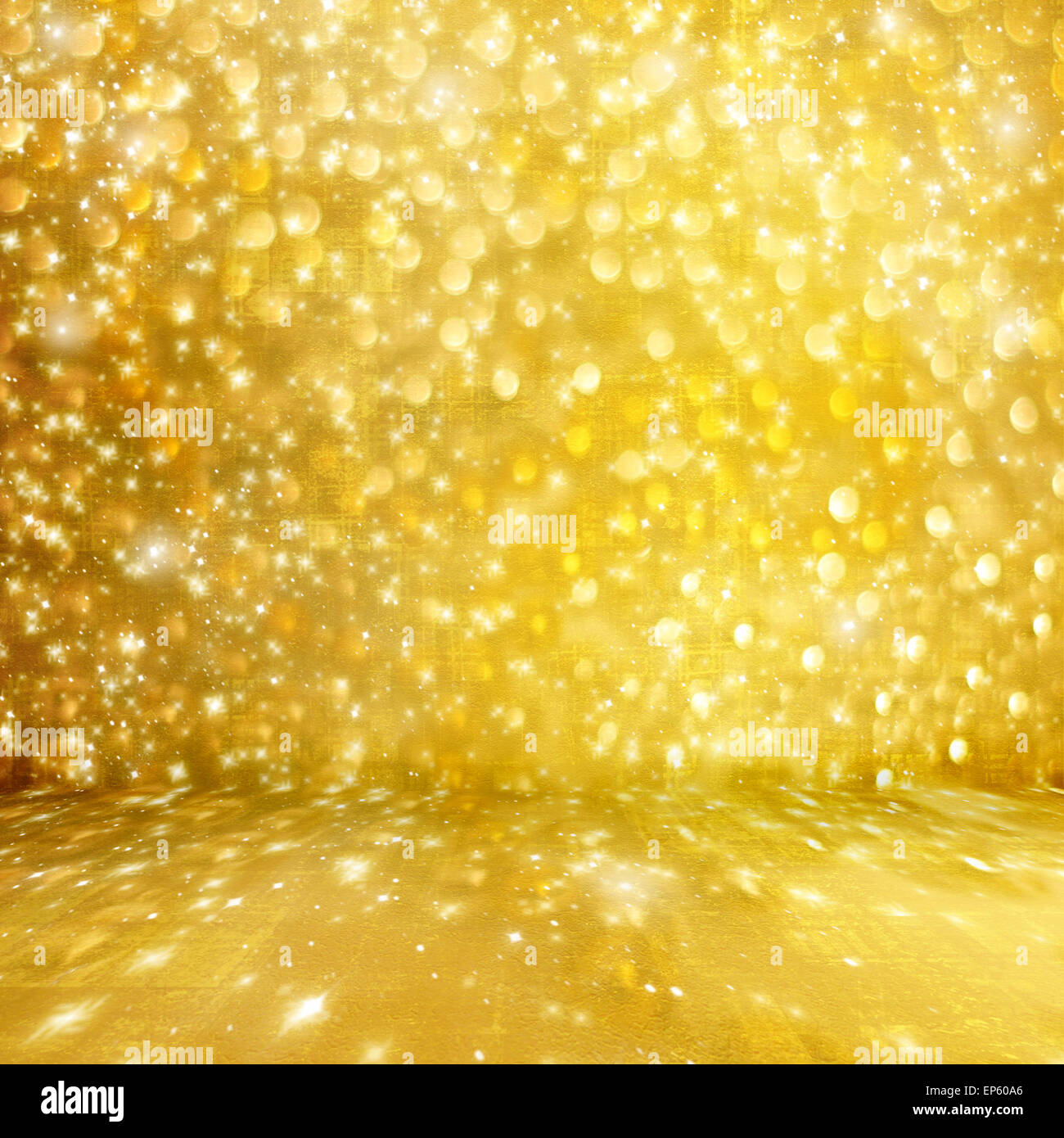 Abstract golden background with effect bokeh for design Stock Photo - Alamy