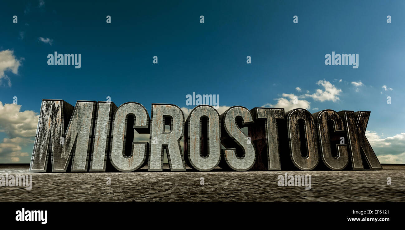 Rusty metal letters word hi-res stock photography and images - Alamy