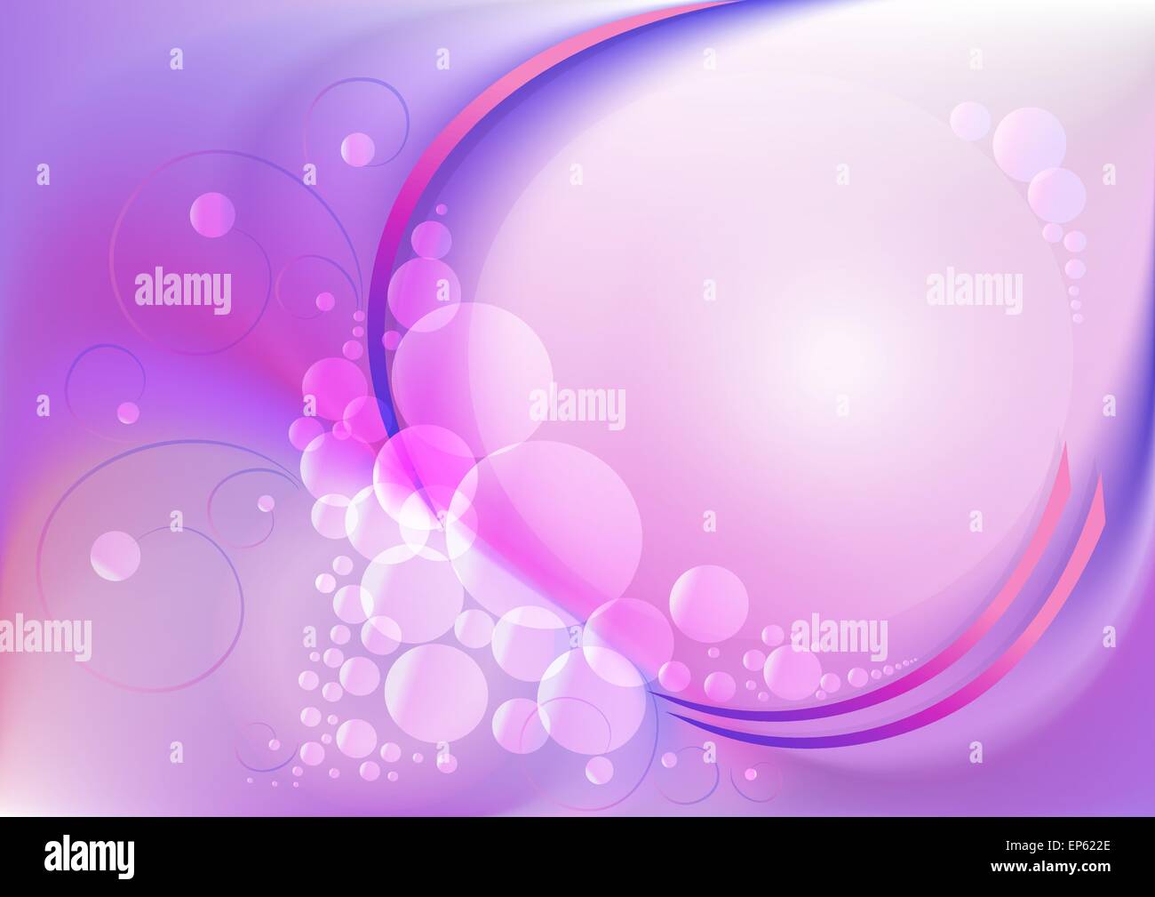 Oval strip and transparent circles by mesh gradient background Stock ...