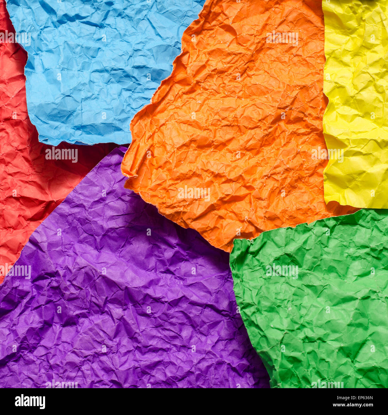 colour crumpled paper texture background Stock Photo - Alamy