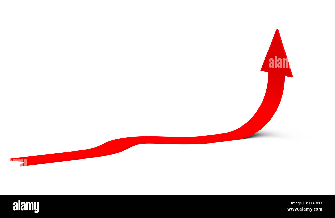 Rising curve Cut Out Stock Images & Pictures - Alamy