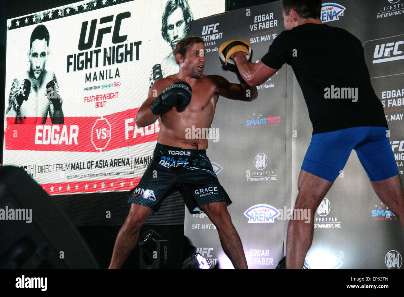 Pasay, Philippines. 13th May, 2015. Urijah "The California Kid" Faber ...