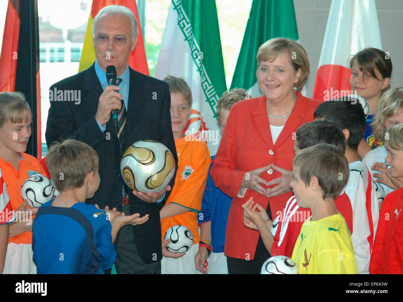 Angela merkel franz beckenbauer hi-res stock photography and images - Alamy