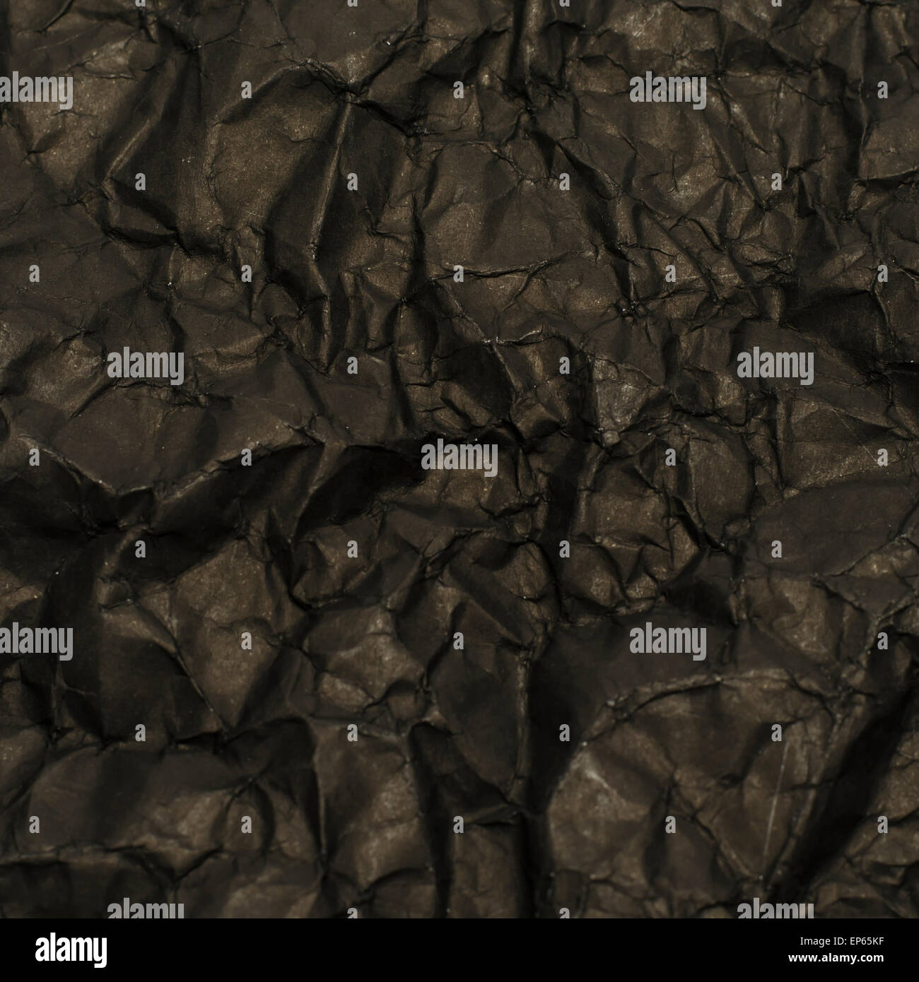 black crumpled paper texture background Stock Photo - Alamy
