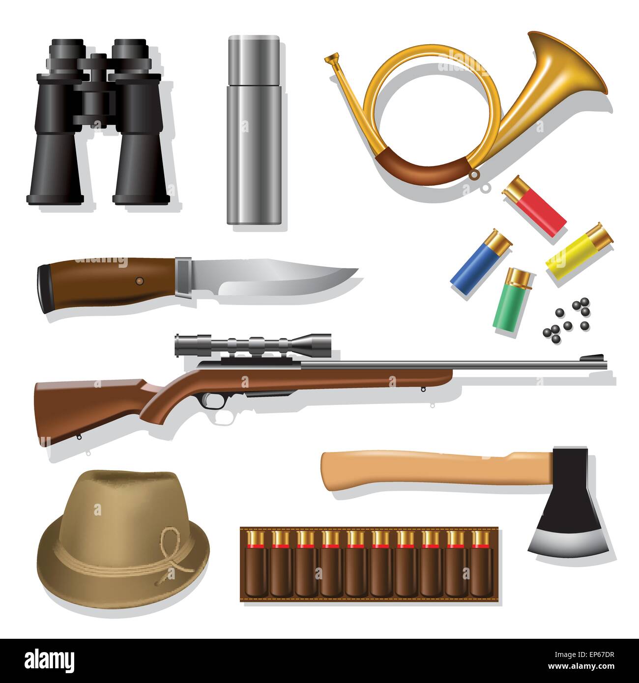 Hunter knife vector vectors hi-res stock photography and images - Alamy