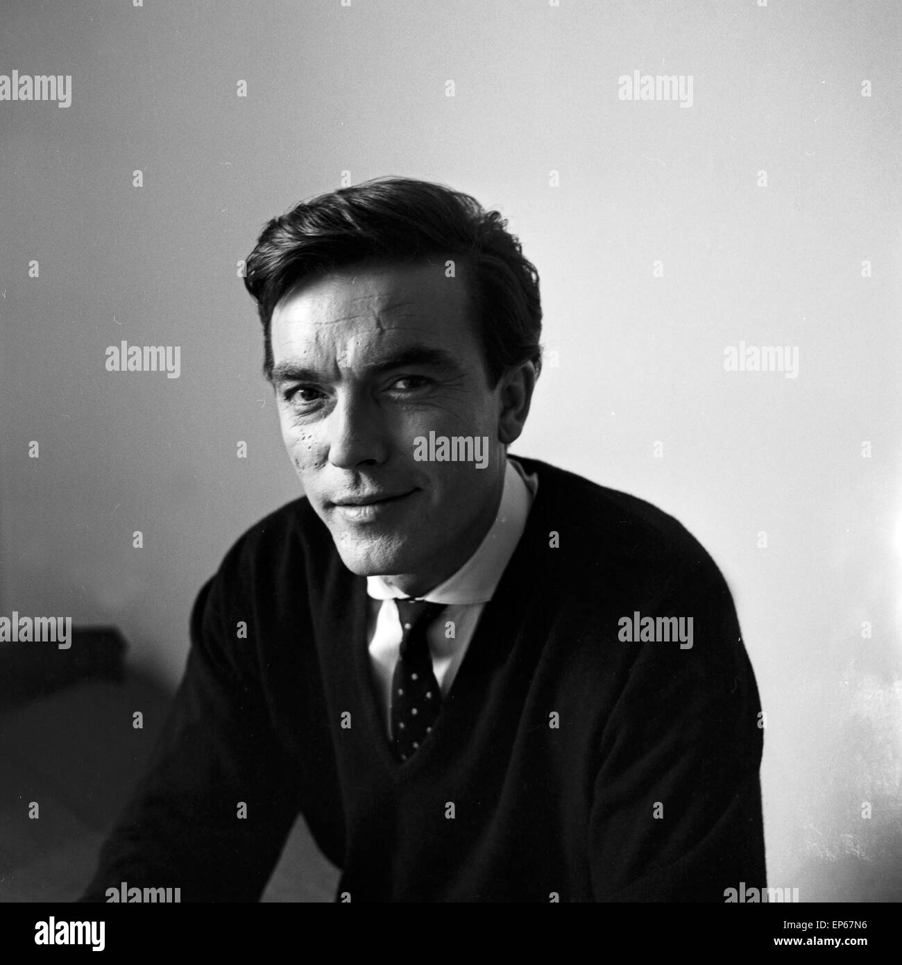 Deutscher Schauspieler und Synchronsprecher Erik Schumann, Deutschland 1960er Jahre. German ...