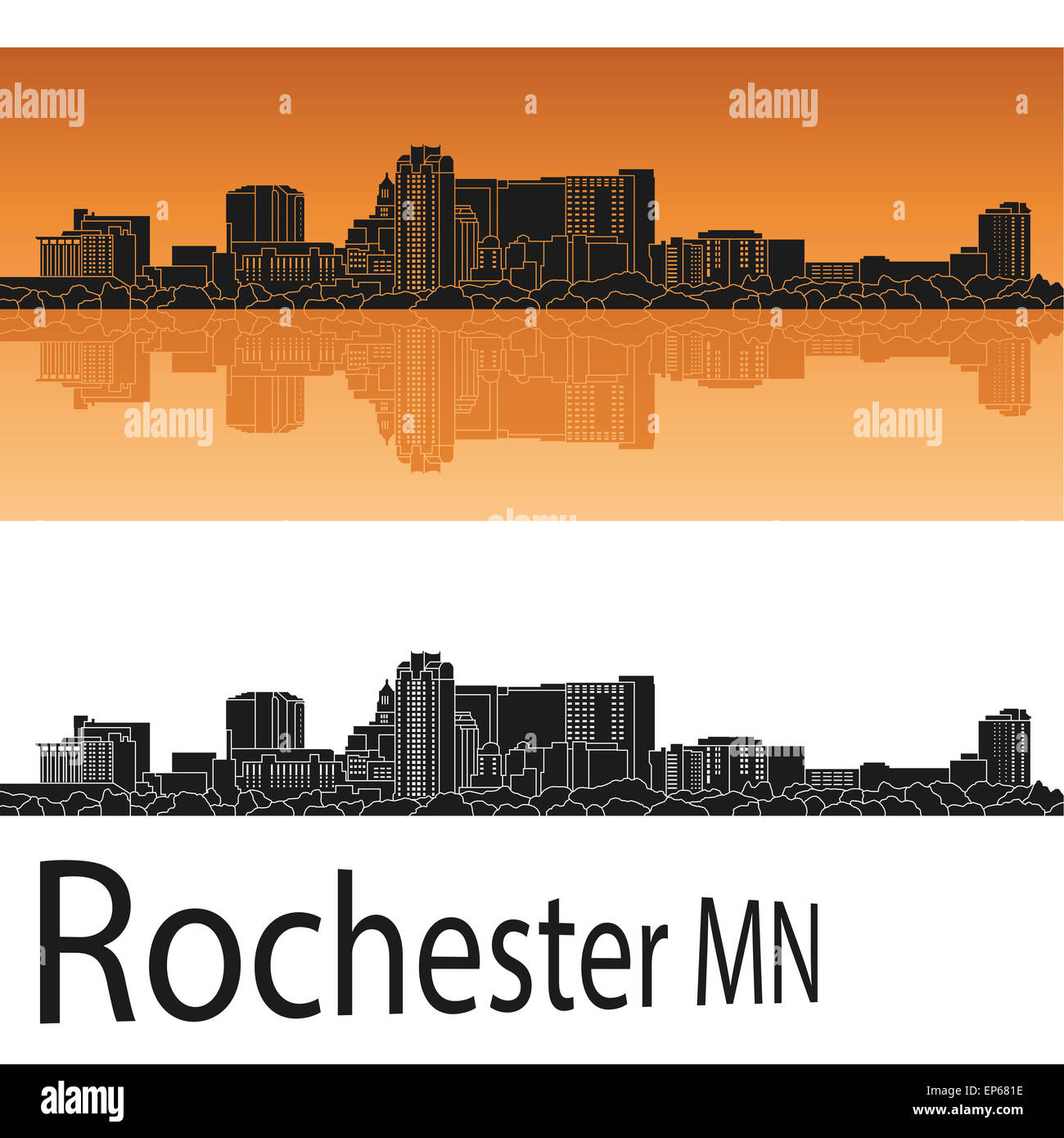 Minnesota skyline Cut Out Stock Images & Pictures - Alamy