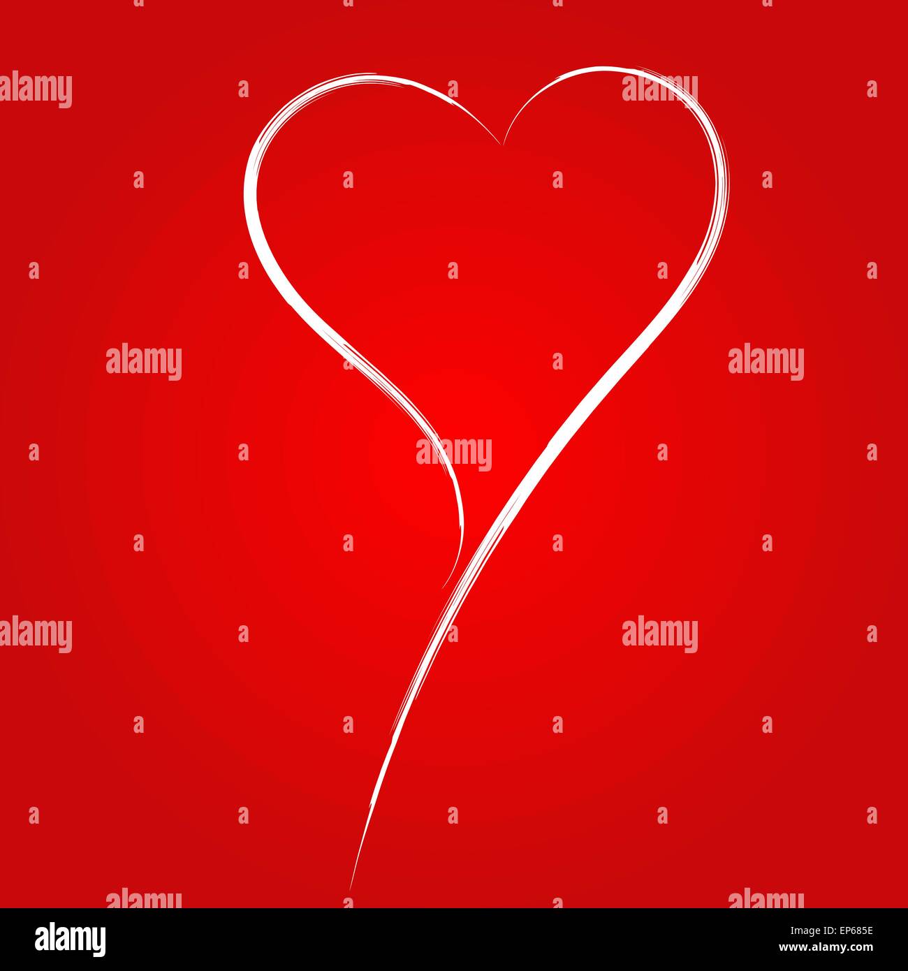 Painted heart. Vector Stock Vector Image & Art - Alamy