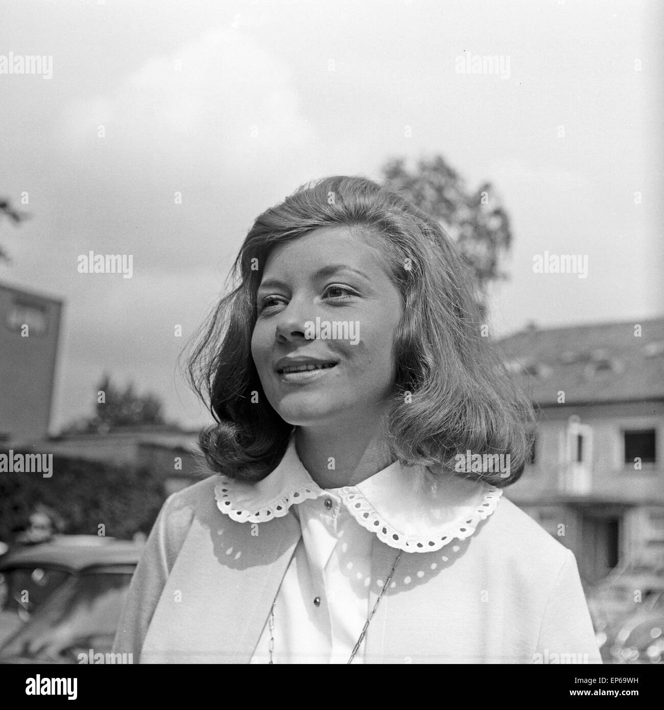 Deutschland germany frau woman schauspielerin actress portrait porträt 1960er 1960s hi-res stock ...