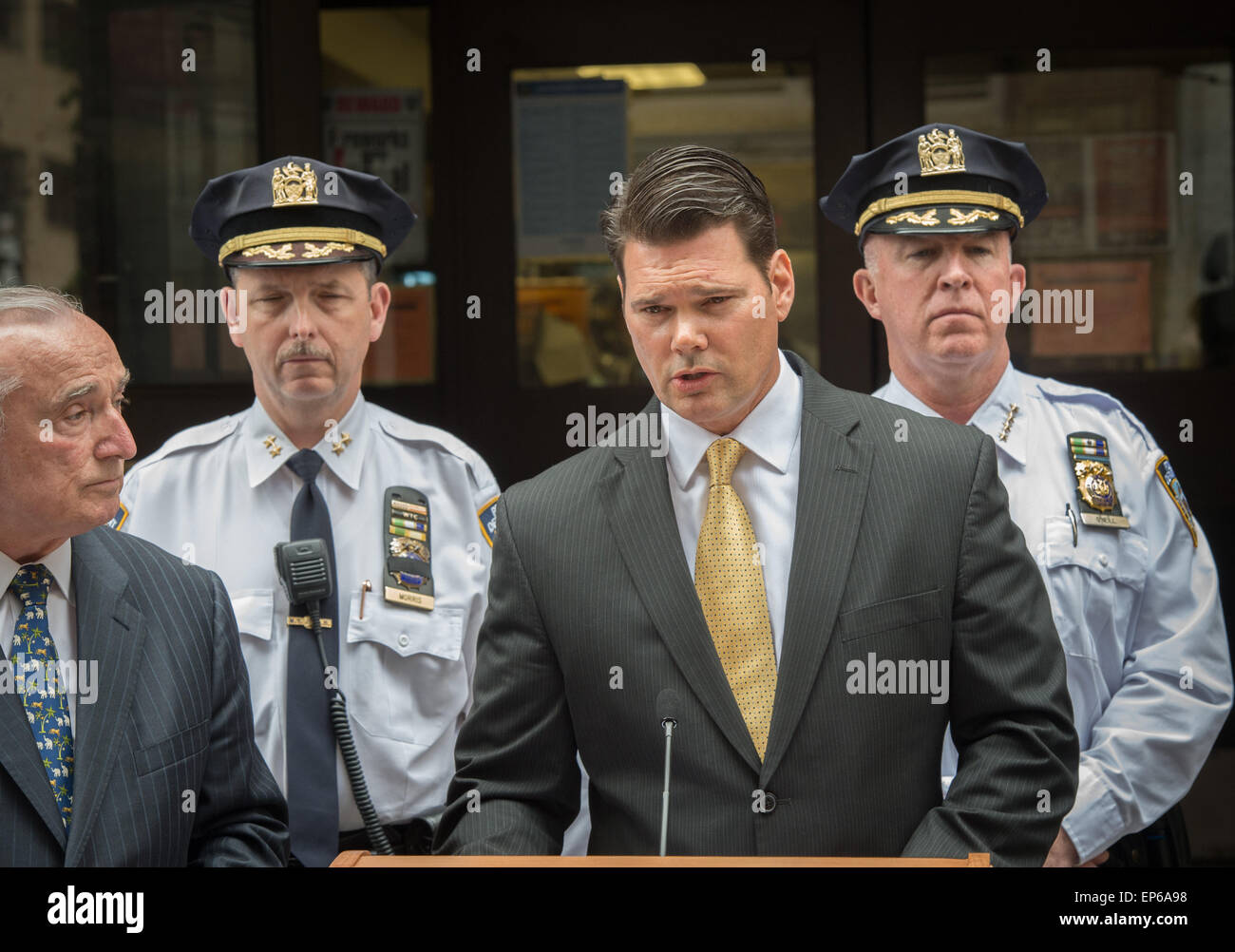 Manhattan, New York, USA. 13th May, 2015. Deputy Chief WILLIAM AUBRY ...