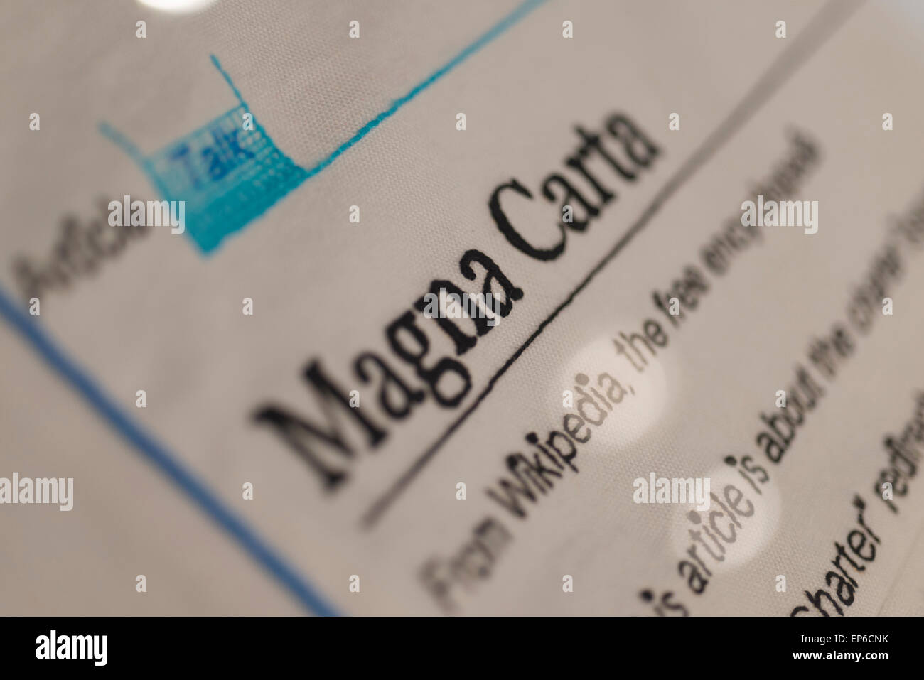 British Library, London, UK. 14th May, 2015. Magna Carta (An Embroidery ...