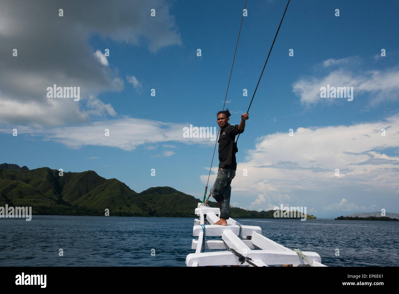 Indonesia, Komodo Island. Komodo National Park, UNESCO World Heritage ...