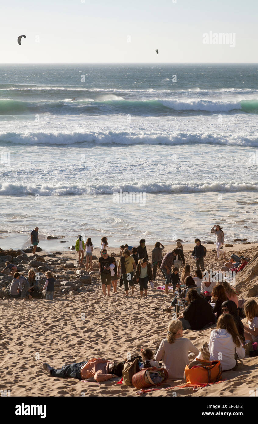 Praia Do Guincho Beach - Cascais - Portugal Stock Photo - Alamy